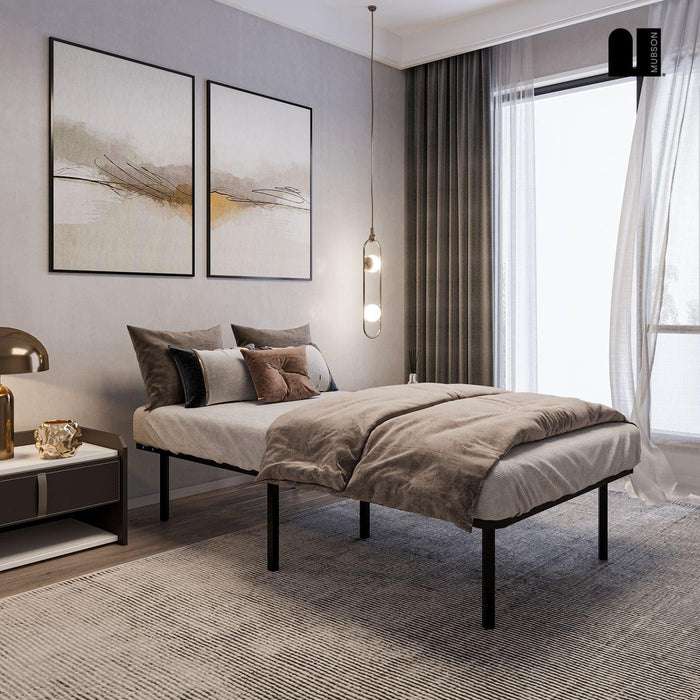 Base para Cama Letto, Moderna de Acero y Madera | Mubson