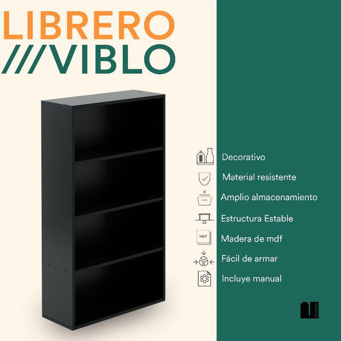Librero Viblo | Librero Pequeño para Oficina | Mubson